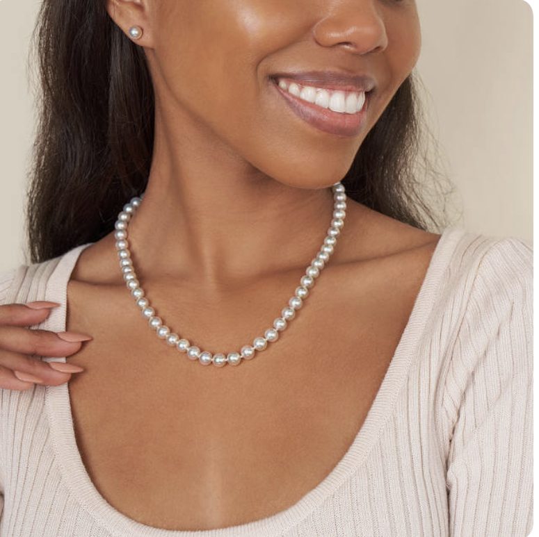 Exquisite Elegance Cultured Pearl Necklace