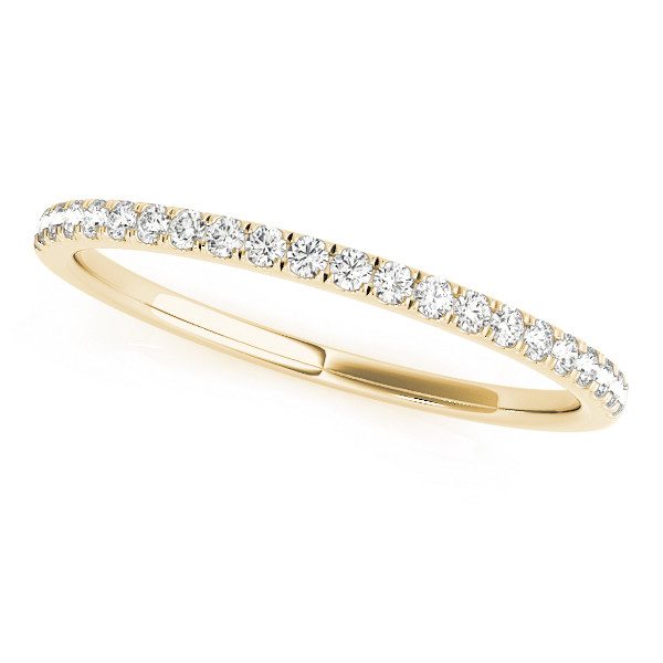 Alluring and Classic Diamond Matching Wedding Band