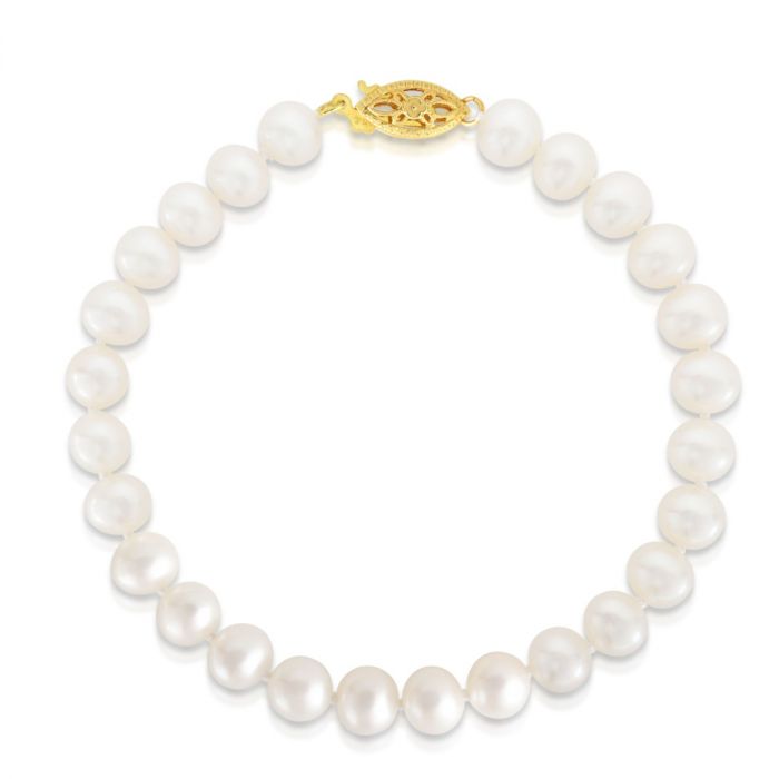 Exquisite Cultured Pearl Bracelet - Illustrious Design Jewelry Company